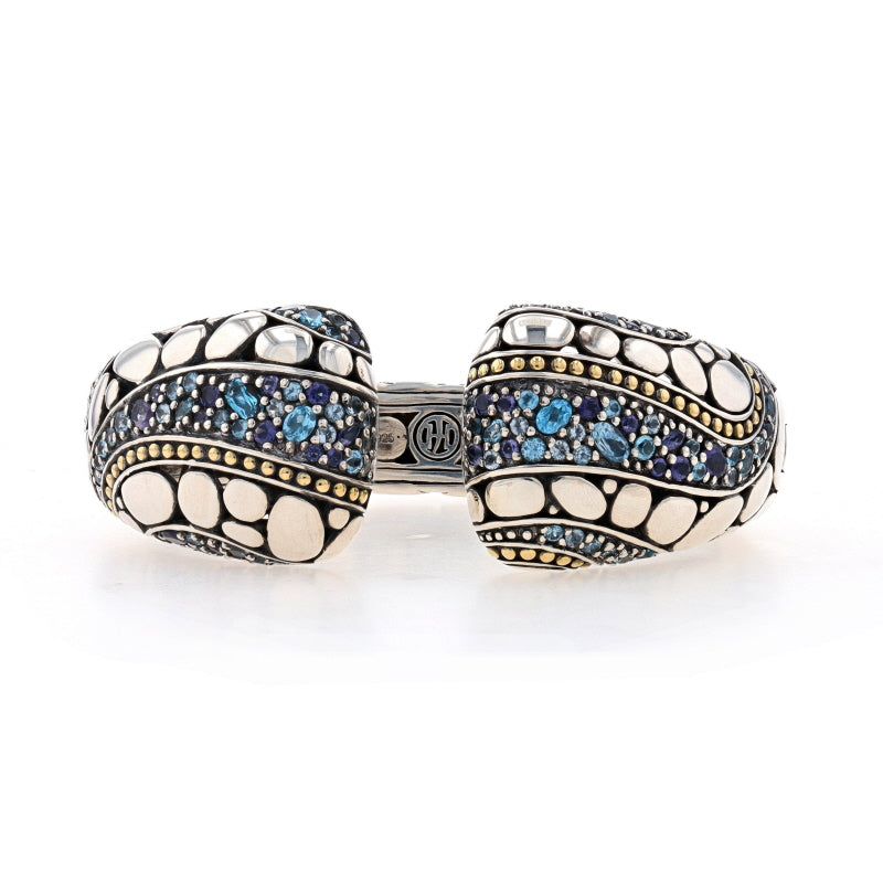 John Hardy Kali Lavafire Sea Colorway Blue Topaz and Iolite Bracelet S State St. Jewelers