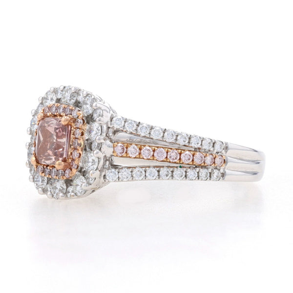 Gregg Ruth .50ct Fancy Pink Diamond Ring White Gold - State St. Jewelers