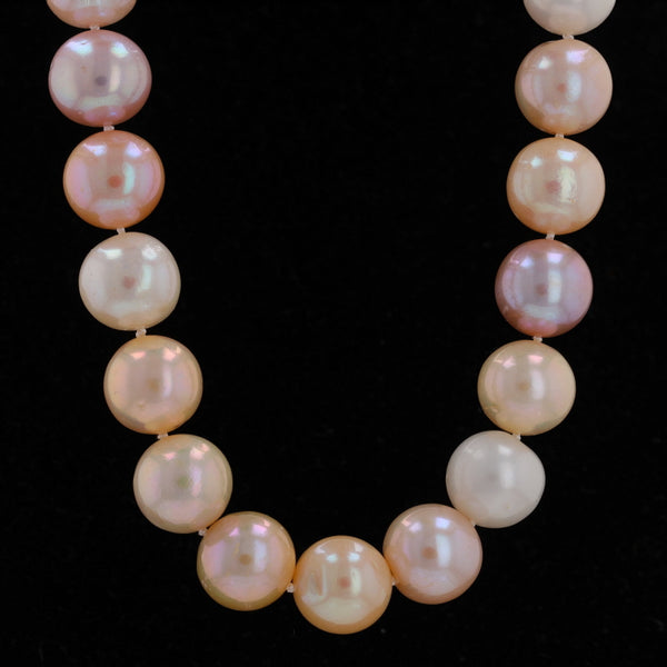 Cultured Pearl Necklace Gold Toned - State St. Jewelers
